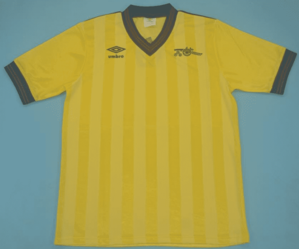 Arsenal 1984-86, Yellow Away | Legends Gallery